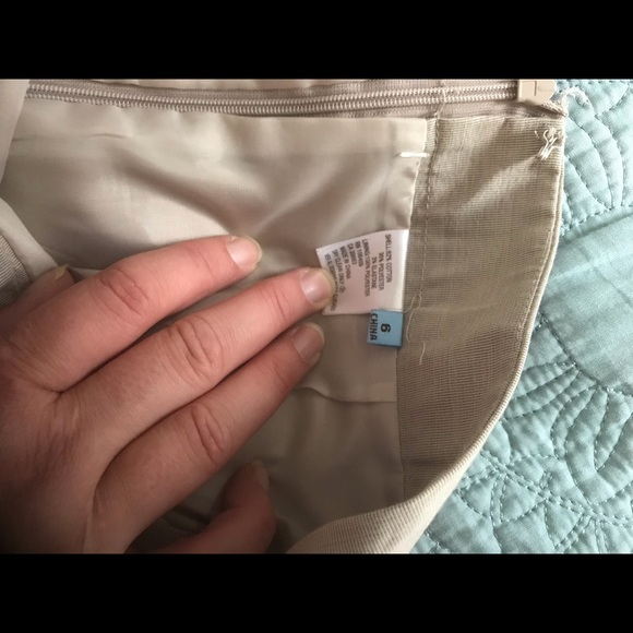 ANTONIO MELANI | Skirts | Stone Colored Pleated Skirt | Poshmark